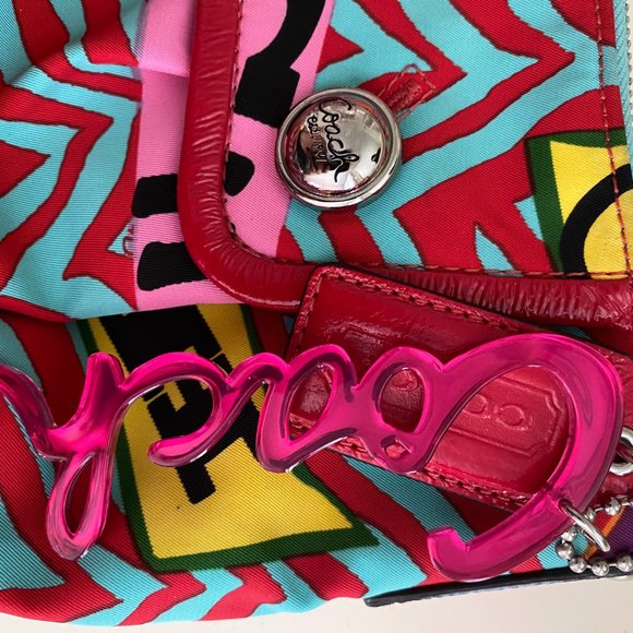 Coach | Bags | Coach Poppy Multi Graffiti Groovy Crossbody | Poshmark